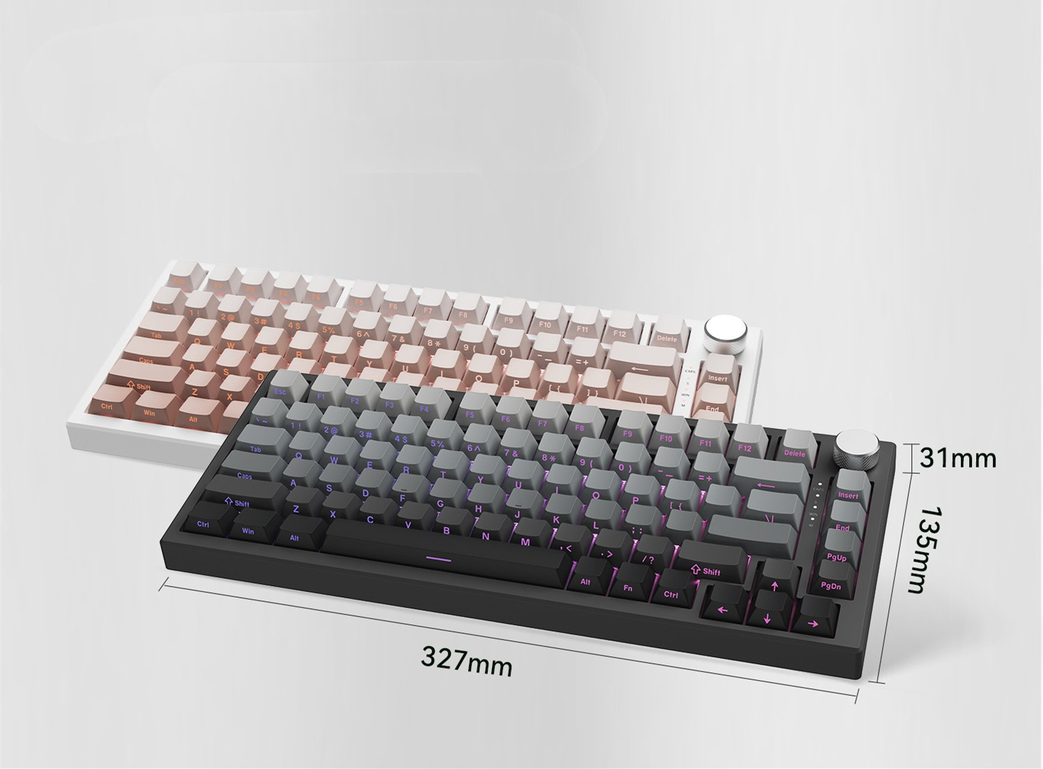 VGN A75 Magnetic Switch Wired Gaming Keyboard