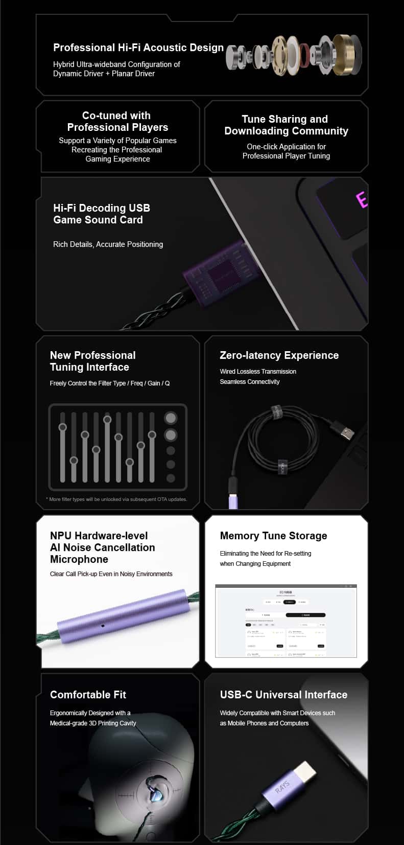 MOONDROP RAYS Gaming In-Ear Monitor|VopTronics